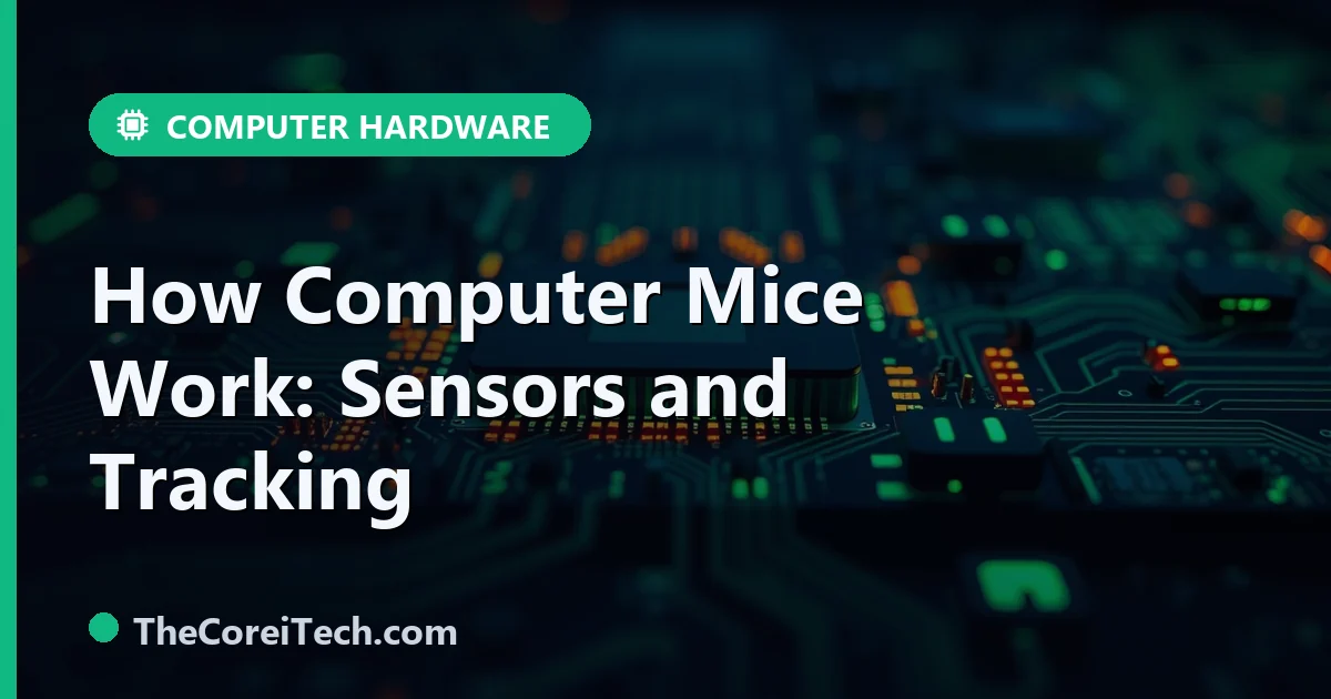 How Computer Mice Work: Optical vs Laser Sensors & DPI