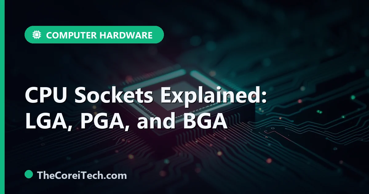 CPU Sockets Explained: LGA vs PGA vs BGA & Compatibility