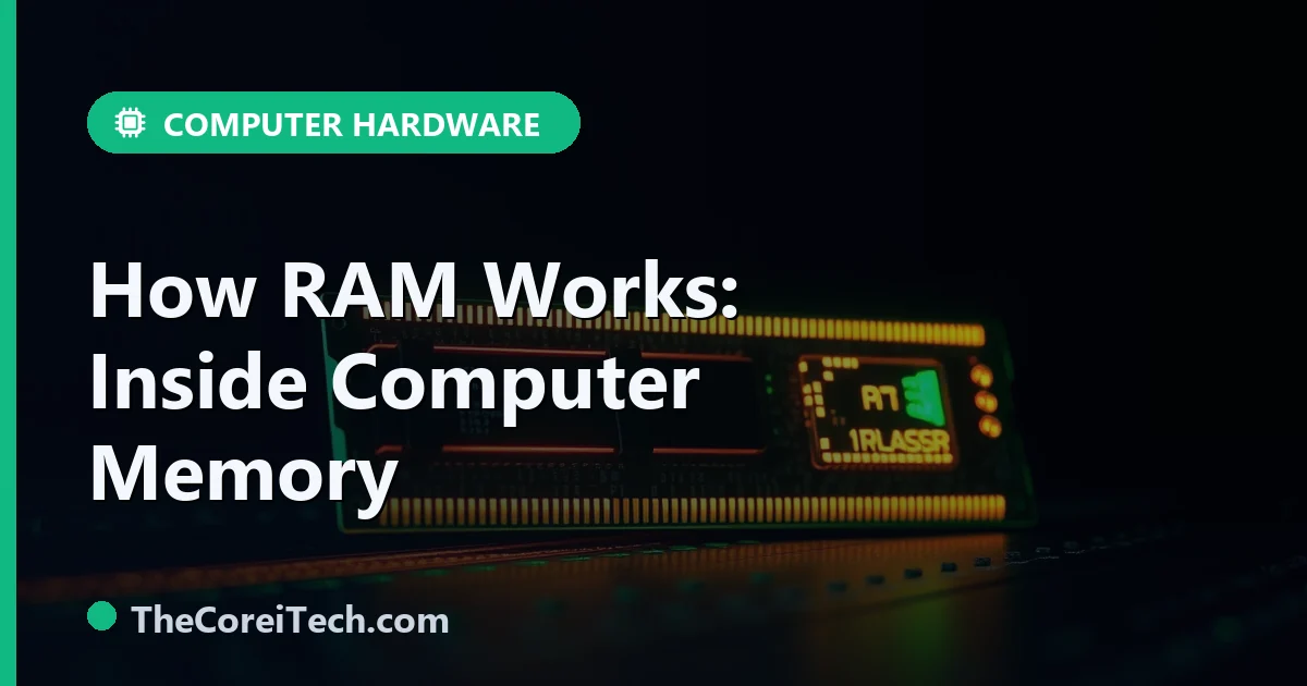 How RAM Works: DRAM Cells, Channels & Refresh Explained